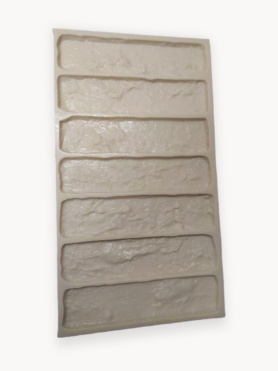 Форма для камня декоративного кирпича fitstone полиуретан резина