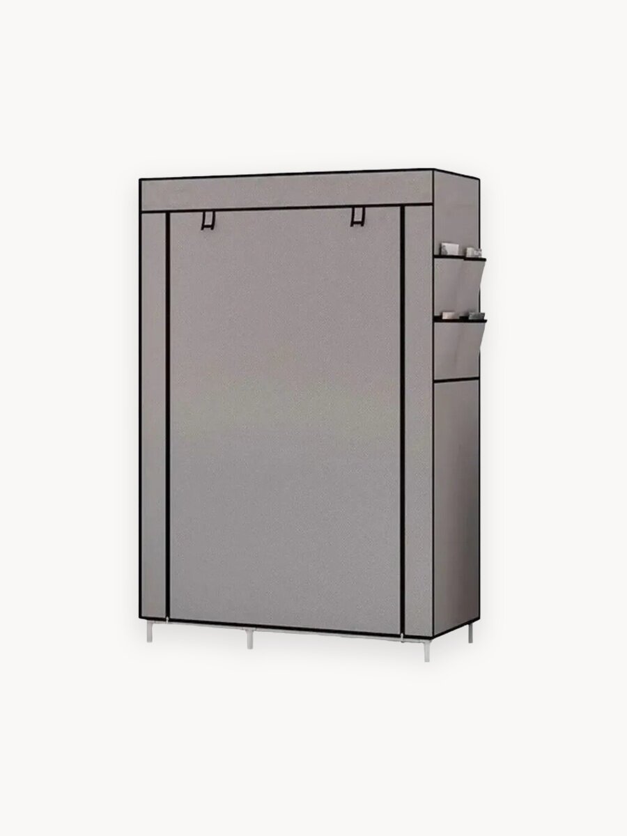 Шкаф тканевый складной, для одежды, каркасный, быстросборный. 105х45х165