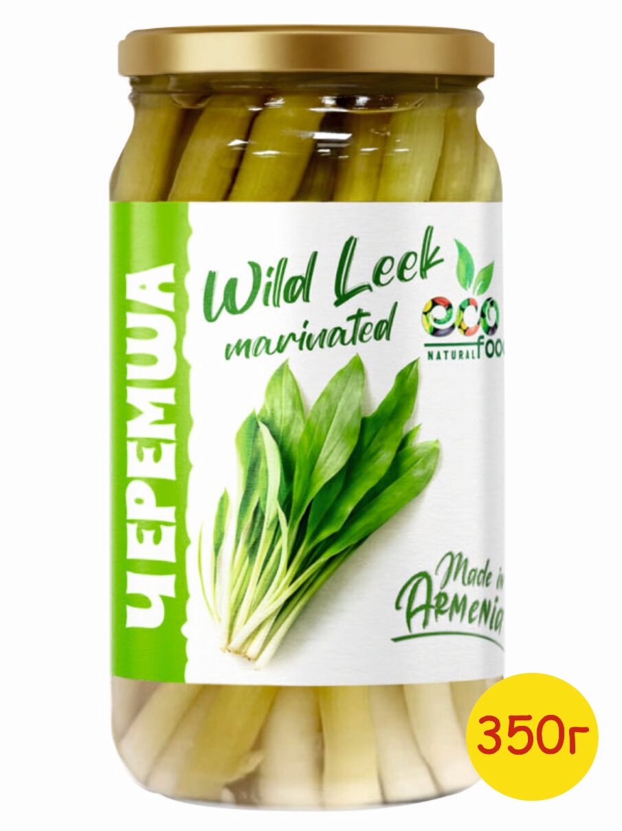 Черемша маринованная 350 грамм , ECOFOOD ( Армения )