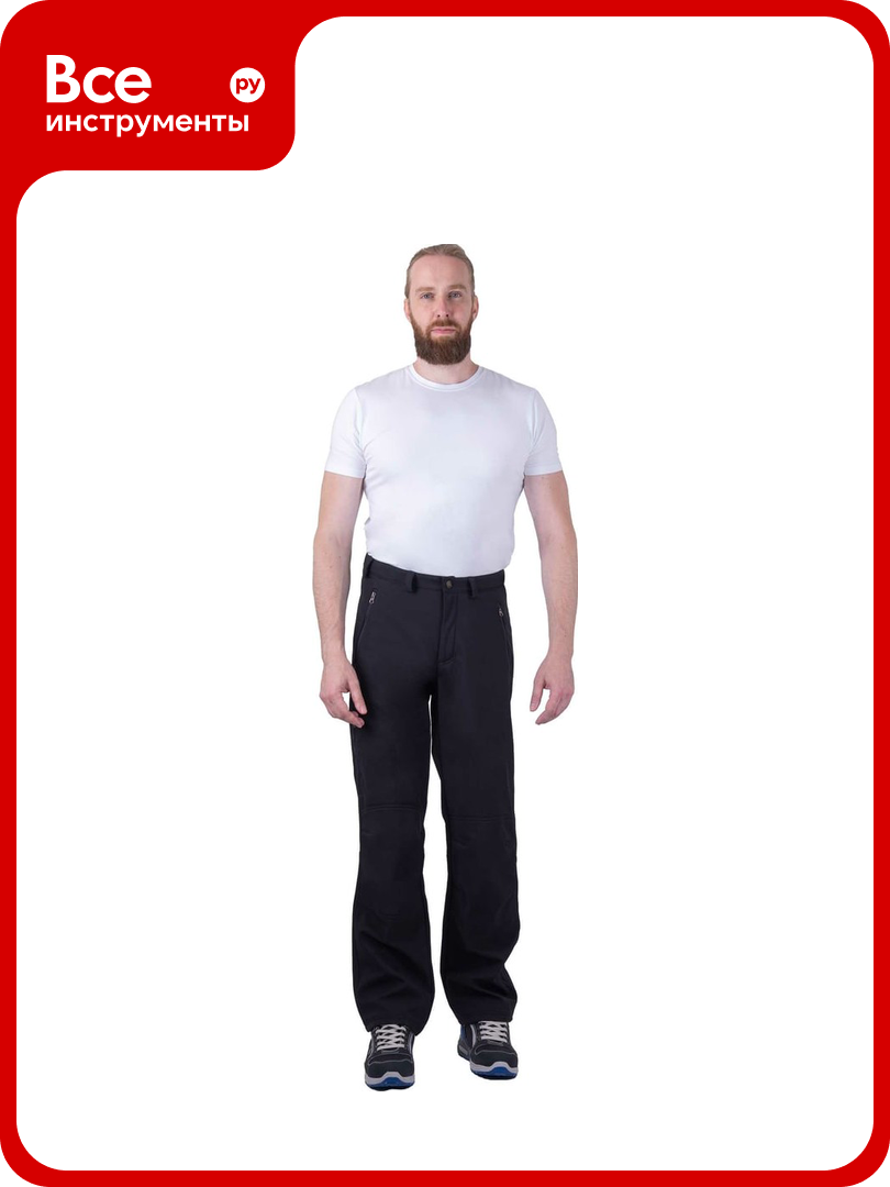 Брюки iForm софтшелл черные Брю 428/96/182