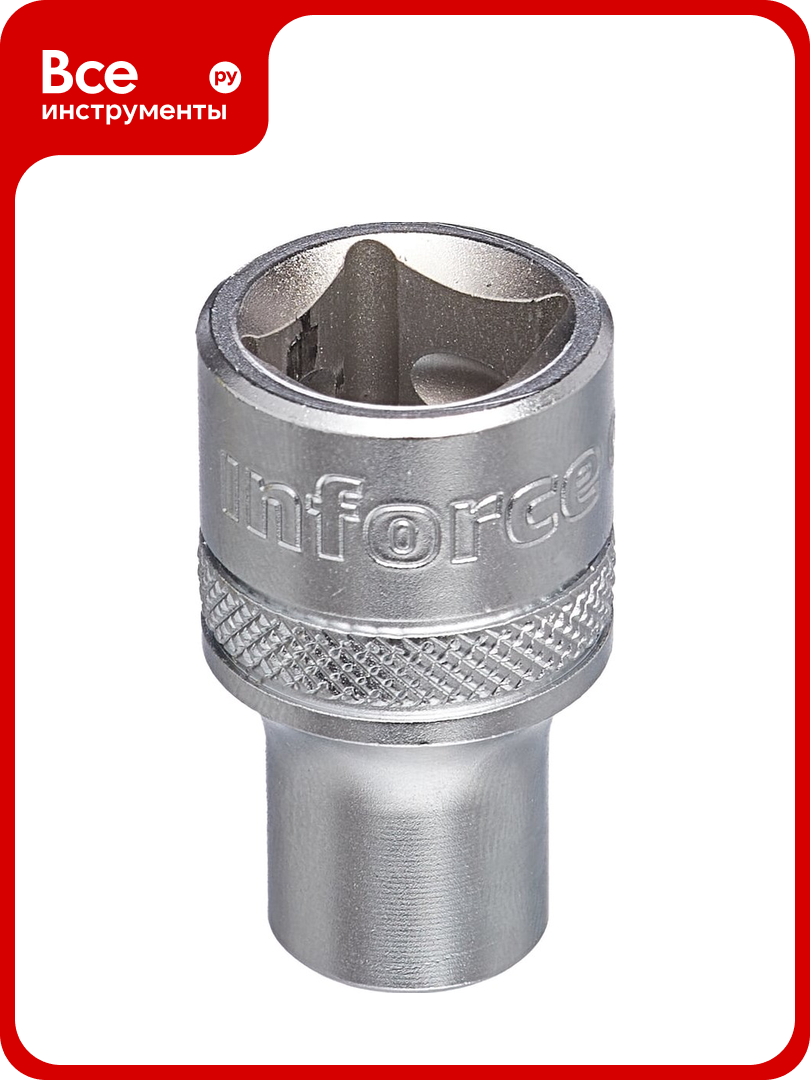 Головка, Inforce, торцевая шестигранная (10 мм; 1/2DR) Inforce 11-01-473, работы с крепежом, предназначена