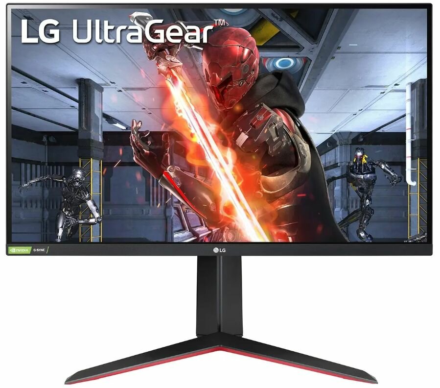 27" Монитор LG UltraGear 27GN65R-B (27GN65R-B. ARUZ) черный - 1920x1080@144Гц, IPS, 1 мс, 1000:1, 300 Кд/м, 178/178