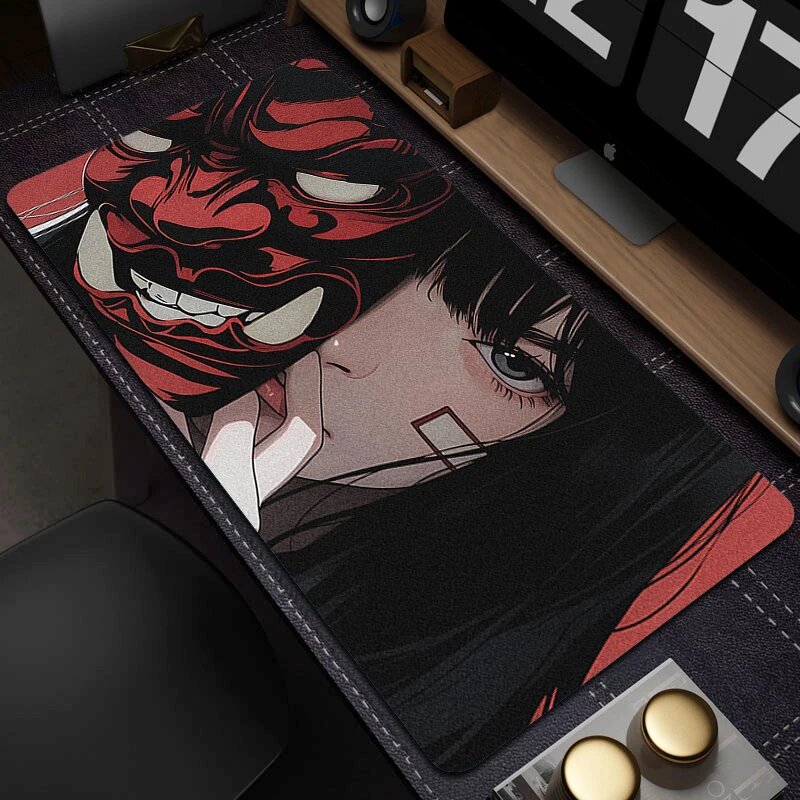 Резиновый коврик для мыши mussels Oni Devil Mask 400x900x2mm