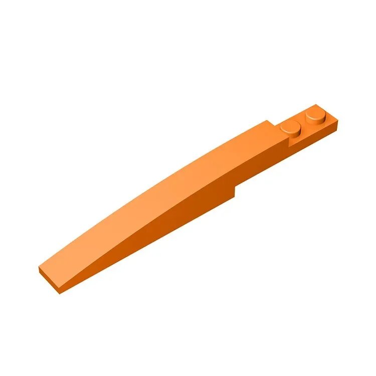 Оранжевый строительный блок Gobricks, Цвет: 021