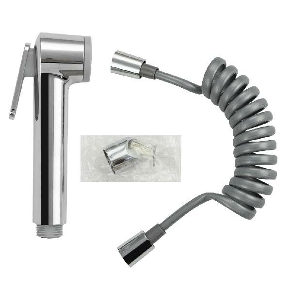 2065 санакс Набор для биде с пружинным шлангом хром