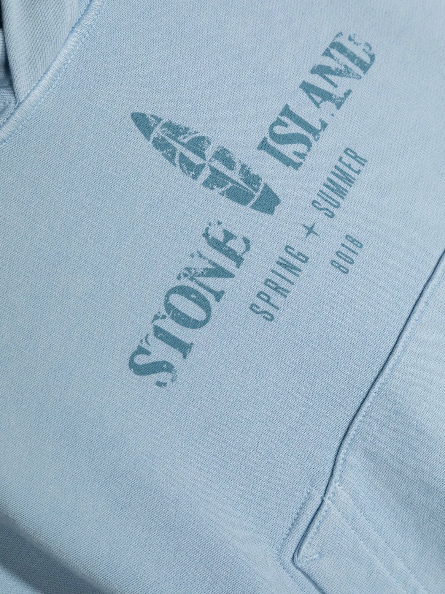Худи Stone Island, размер 2 года, синий — фото 1