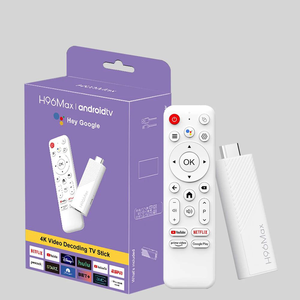 ТВ-приставка Max H313 Android 14, четырехъядерный процессор BT5.0, 4K при 60 кадрах в секунду, 2,4 ГГц и 5 ГГц, Wi-Fi 6, 2 ГБ, 16 ГБ, медиаплеер Google Voice Assistant, AI TV-приставка