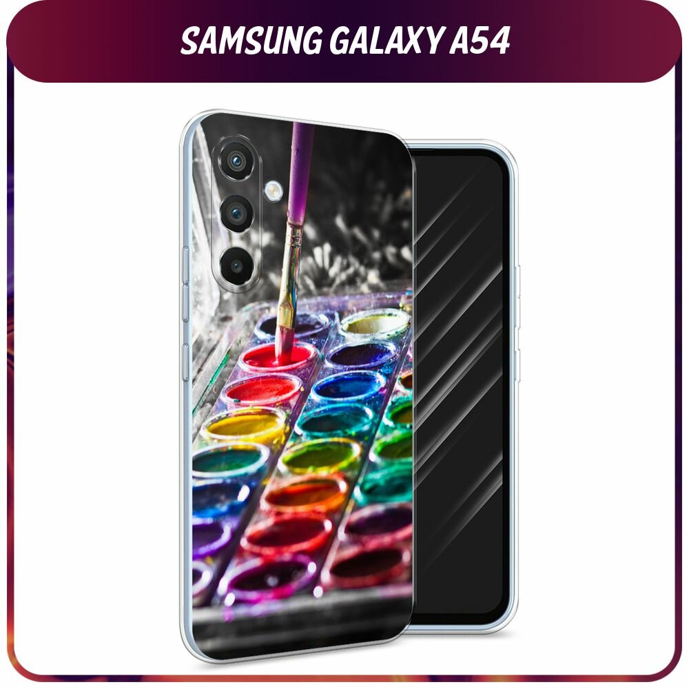 Чехол на Samsung Galaxy A54 / Самсунг A54 с принтом "Палитра красок"