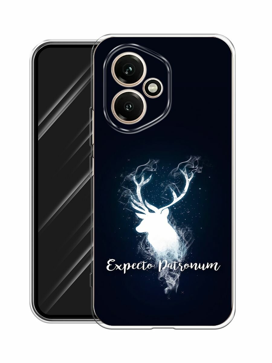 Силиконовый чехол на Honor 400 / Хонор 400 с принтом Expecto Patronum — фото 1