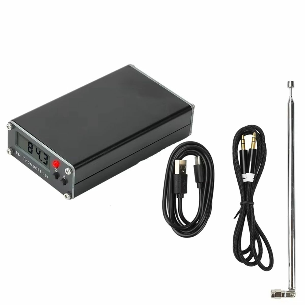 2000M 0,5 Вт FM-передатчик с ЖК-цифровым дисплеем, стерео