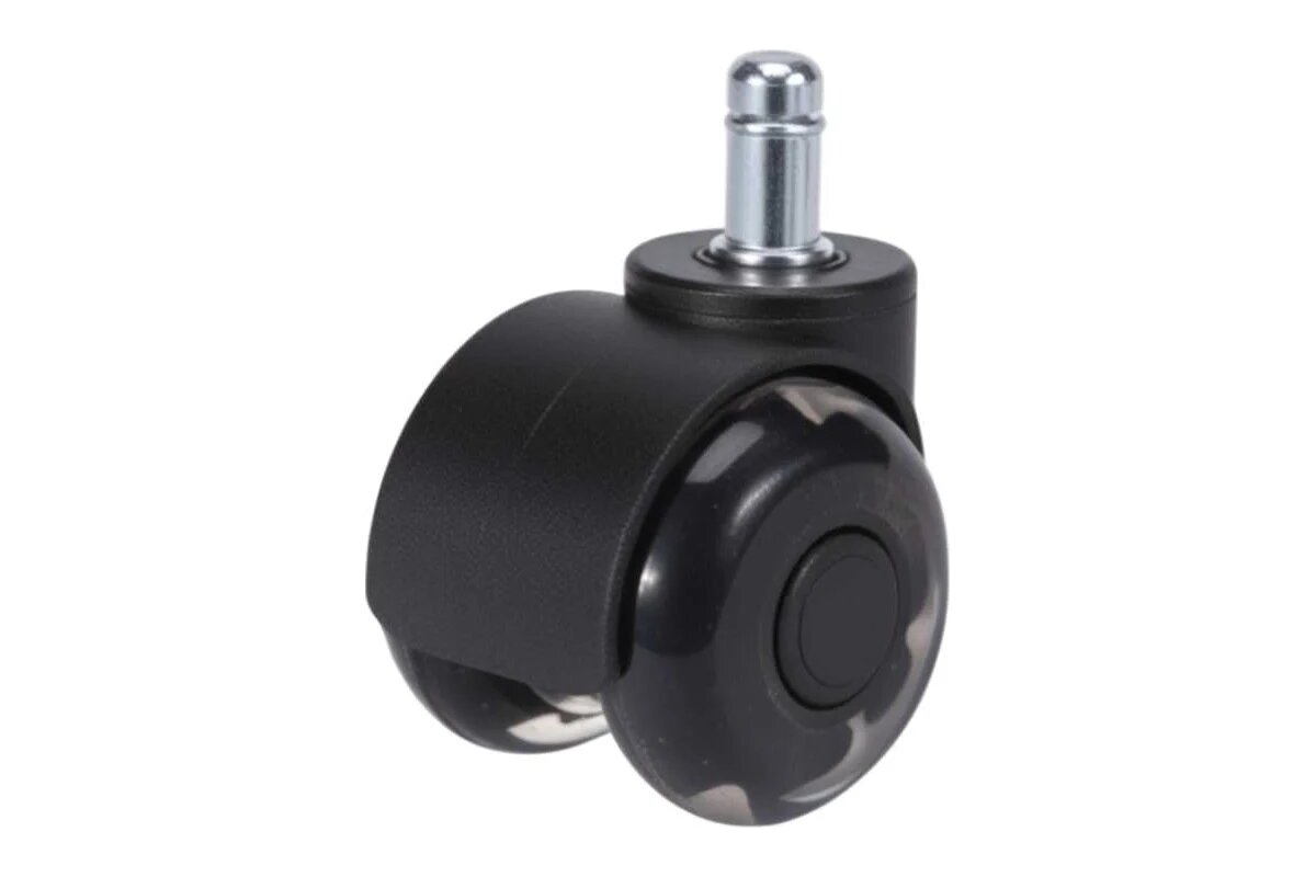 Колесо для кресла Brante 50 мм на штыре М11 двойное силикон 107287 для офисной мебели