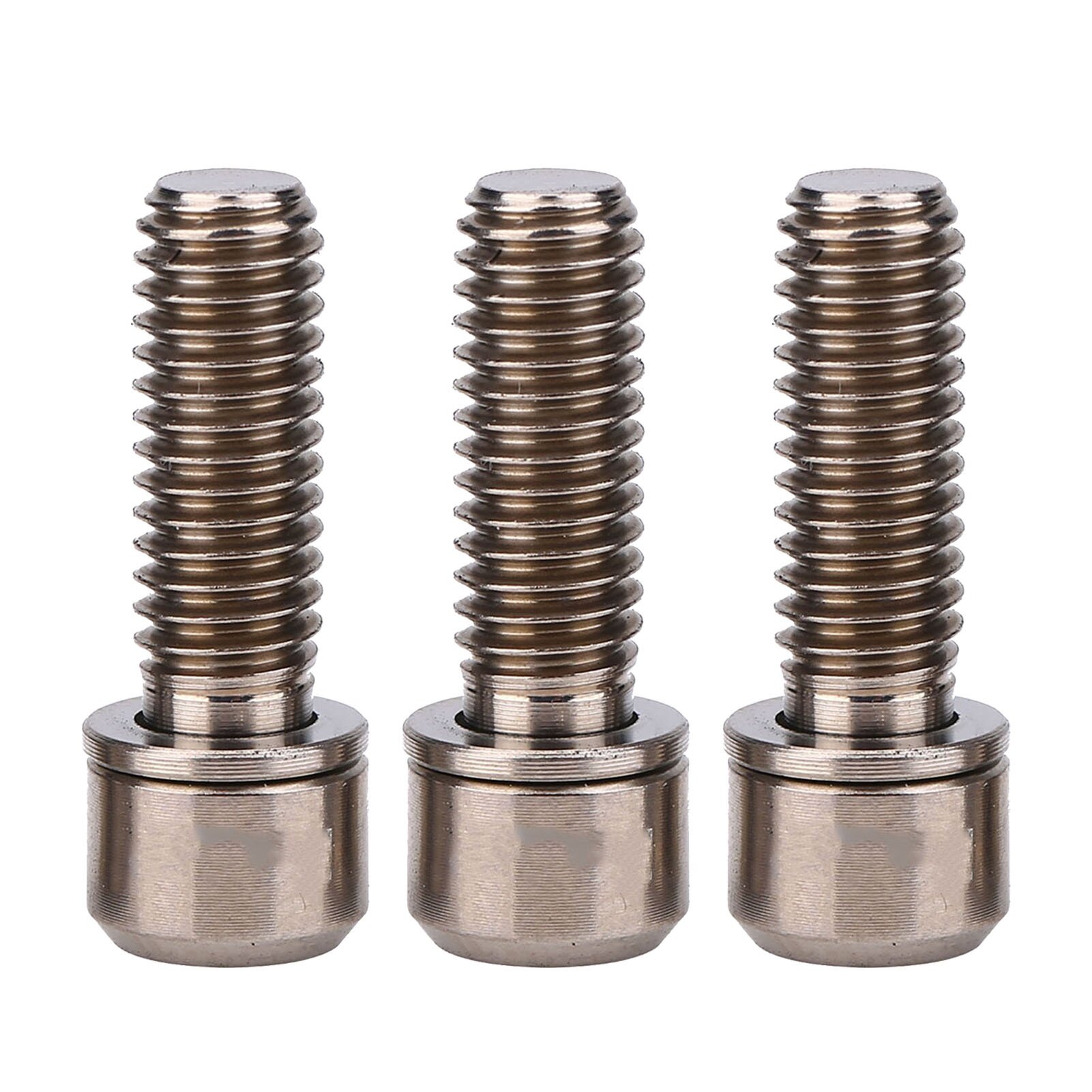 4 шт. M6x18 мм болт для крепления дискового тормоза велосипеда, фиксированный винт с прокладкой (титан)