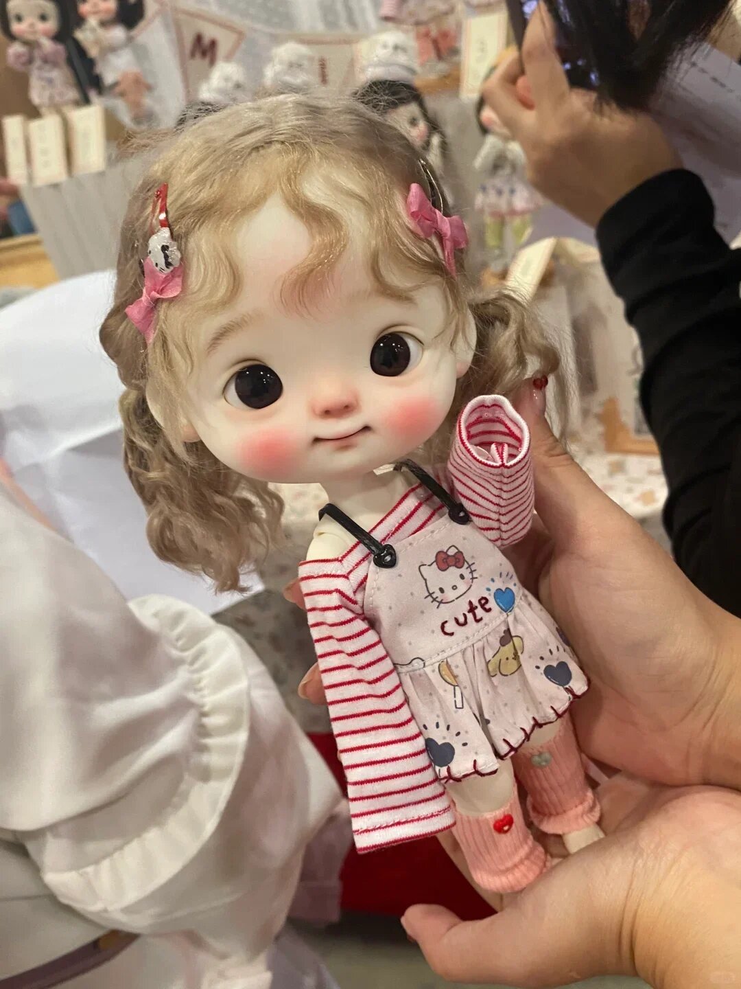 Новинка 2024, куклы sd, 1/6, 25 см, BJD Meng Qbaby, кукла с большой головой из смолы, модная, бесплатная доставка, премиум, смола, макияж для пятен, Normal skin, only head no body, Унисекс