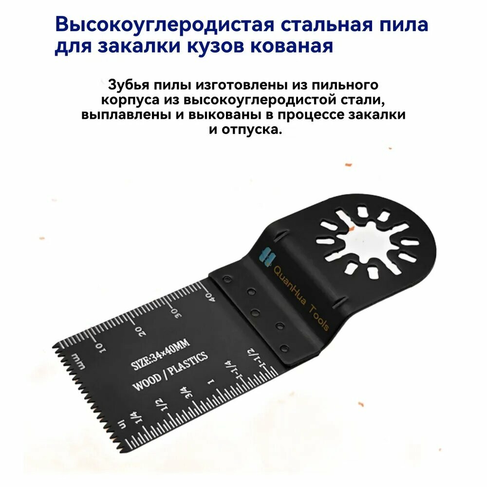 Полотно 24 шт. набор пилотных дисков и насадок для реноватора для резки металла и дерева — фото 1
