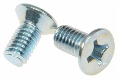 Винт мебельный DIN965 М4х6 (1000шт) кл 5,8 цинк (потай, шлиц Ph)