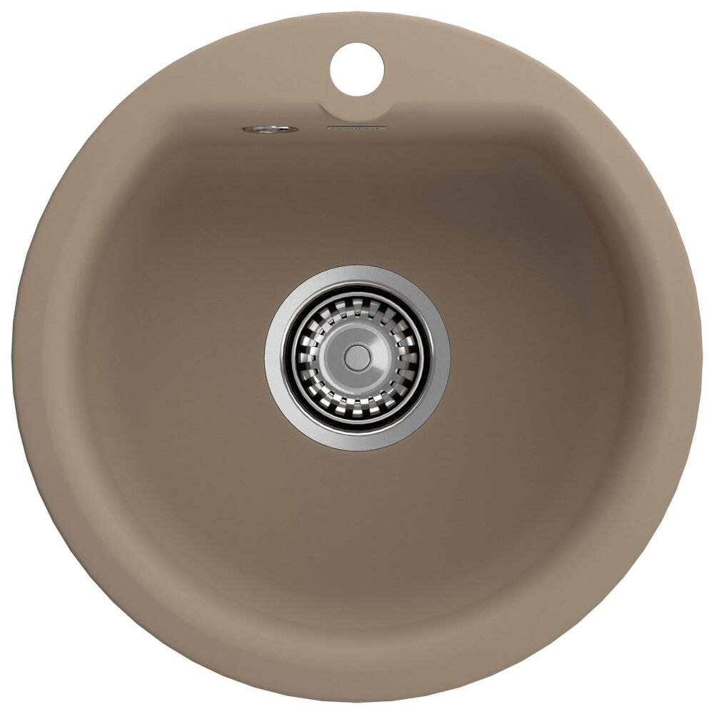 Кухонная мойка GranFest SMART 435, песочный