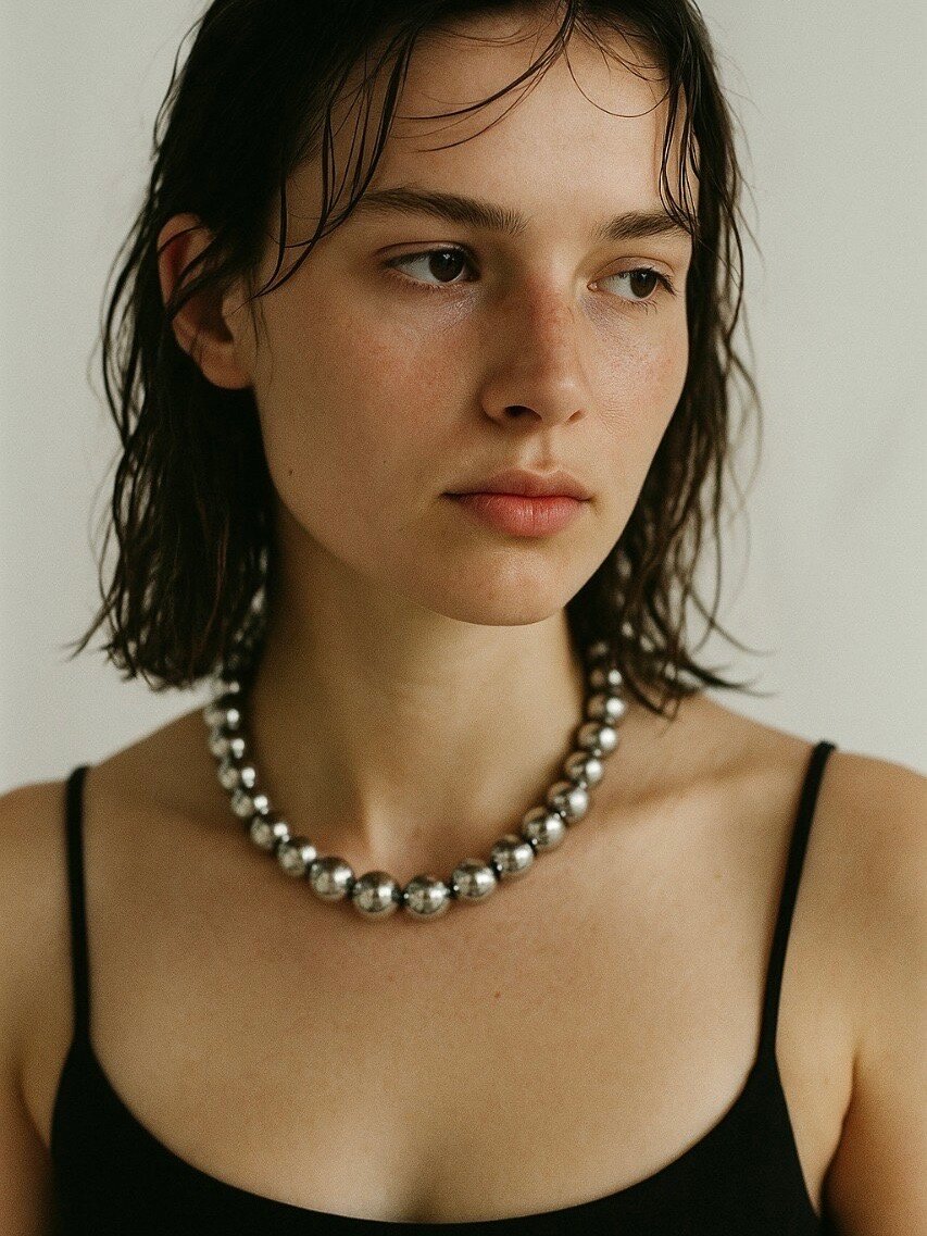 Колье, гематит