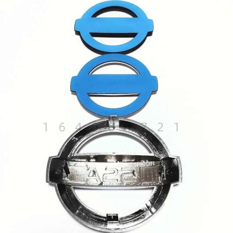 Эмблема на капот и багажник для автомобиля Nissan, декоративная фигурка, хром, длина 15 см