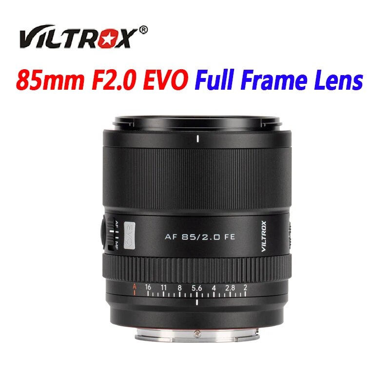 Объектив VILTROX AF 85mm F2.0 EVO для камер Sony FE и Nikon Z