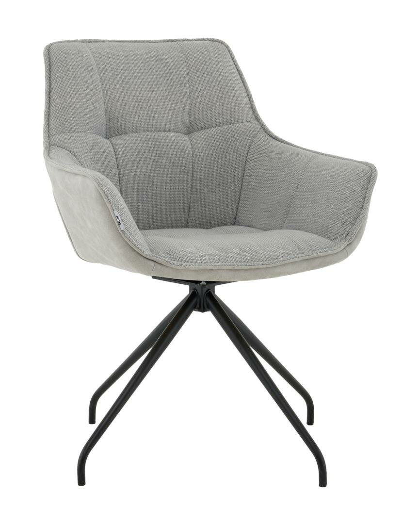 Кресло Stool Group Кресло вращающееся Кимберли рогожка/замша серый арт. УТ000041750