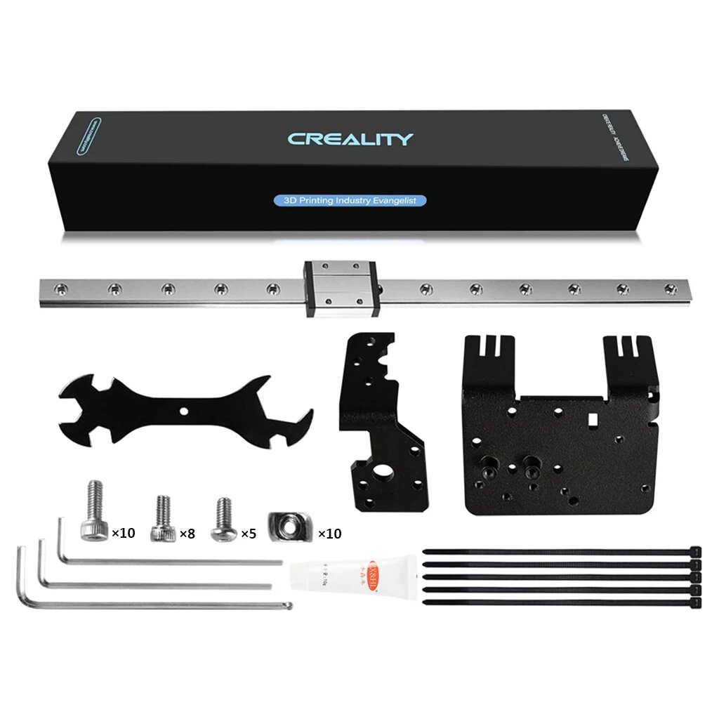 Комплект направляющих для линейной рейки Creality Ender 3, ось X MGN12C с поддержкой монтажного кронштейна Sprite Pro Kit 3D Preality для Ender-3/Pro/V2