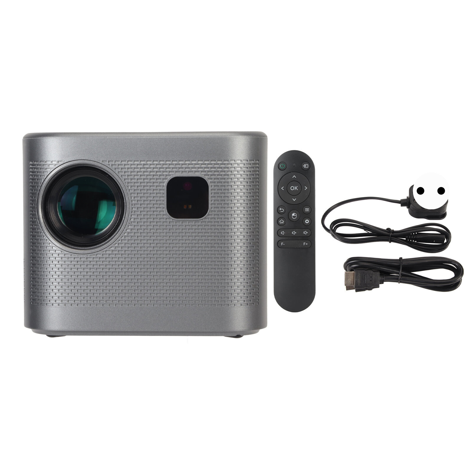 Мини-проектор 1080P, 180 ANSI, с поддержкой 5G Wi-Fi и Bluetooth 5.1, зеркальное отображение экрана телефона с поддержкой 4K, портативный проектор для дома и офиса, питание 100‑240В, вилка EU.