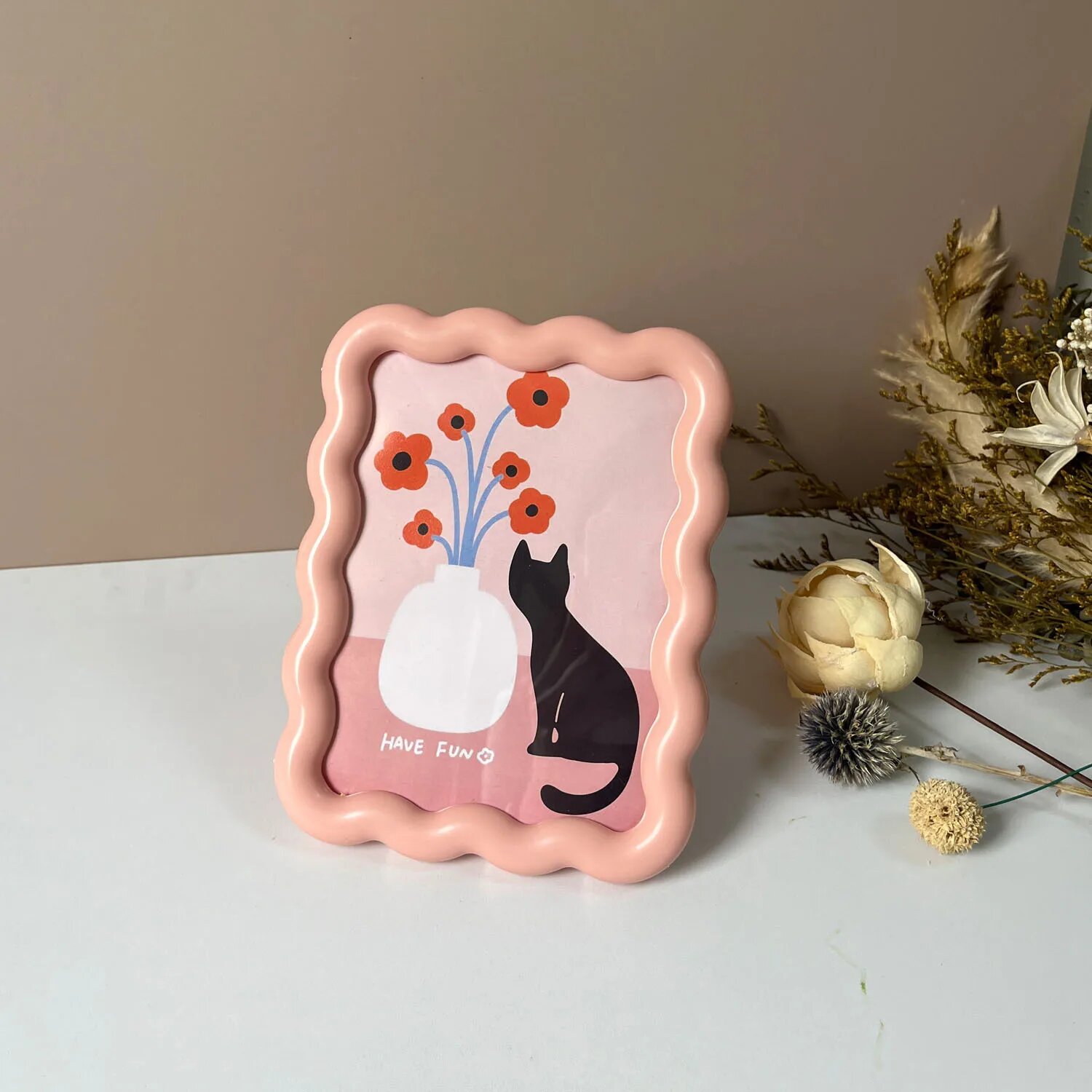 ANGDUO 6-дюймовая акриловая фоторамка для фотографий Pink