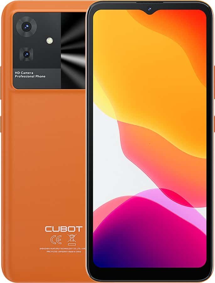 Смартфон CUBOT Note 21 на базе Android 13, 12 ГБ ОЗУ, 128 ГБ ПЗУ, 5200 мА·ч, 6,56 дюйма, две SIM-карты
