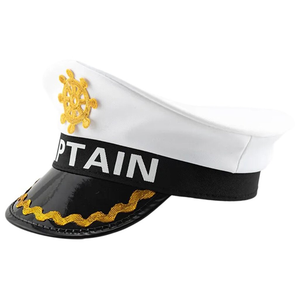Капитанская шляпа-белая