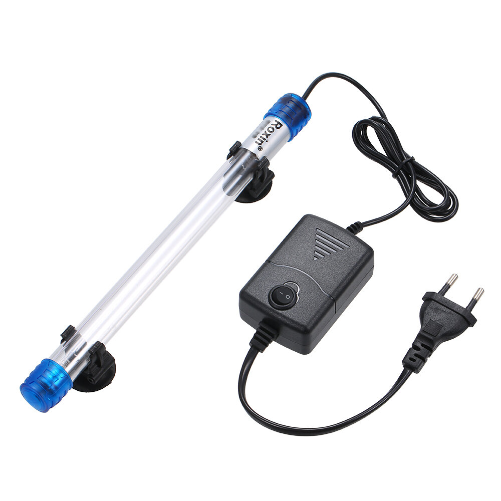 AC110-220V 7W UV Sterilizer Germicidal Lamp Ultraviolet Filter Light Tube IP68 Water Resistance for Aquarium Fish Jar