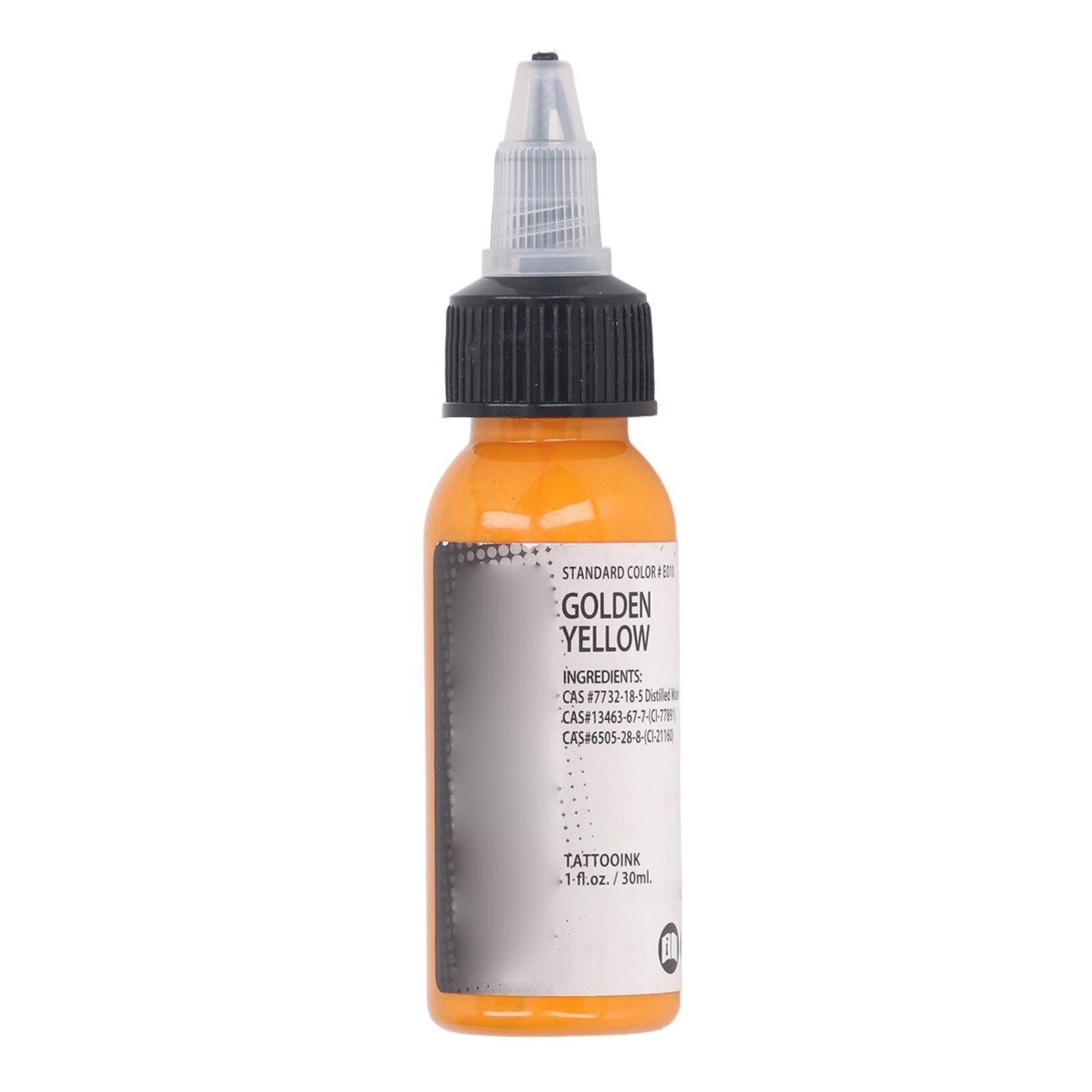 30ml Tattoo Ink for Practice High Pigmentation Long Wearing Pigment Color Beginners Golden Yellow