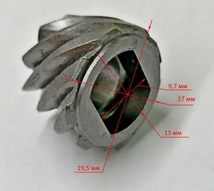 Малое зубчатое колесо 61/83/488 для УШМ-180/1800,230/2300 GUX 61/83/488