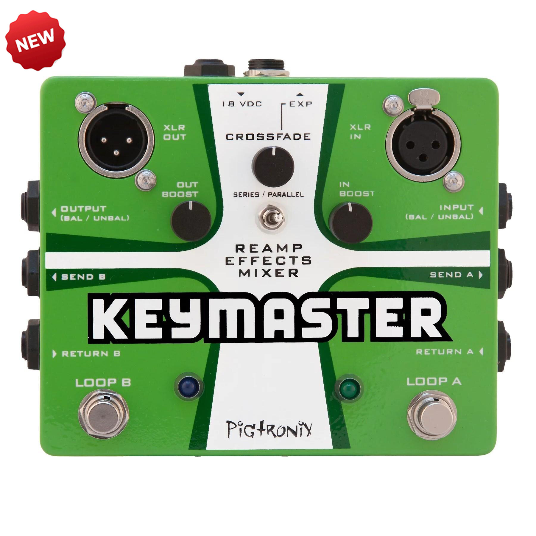 Pigtronix Keymaster Reamp Effects Mixer (новый)