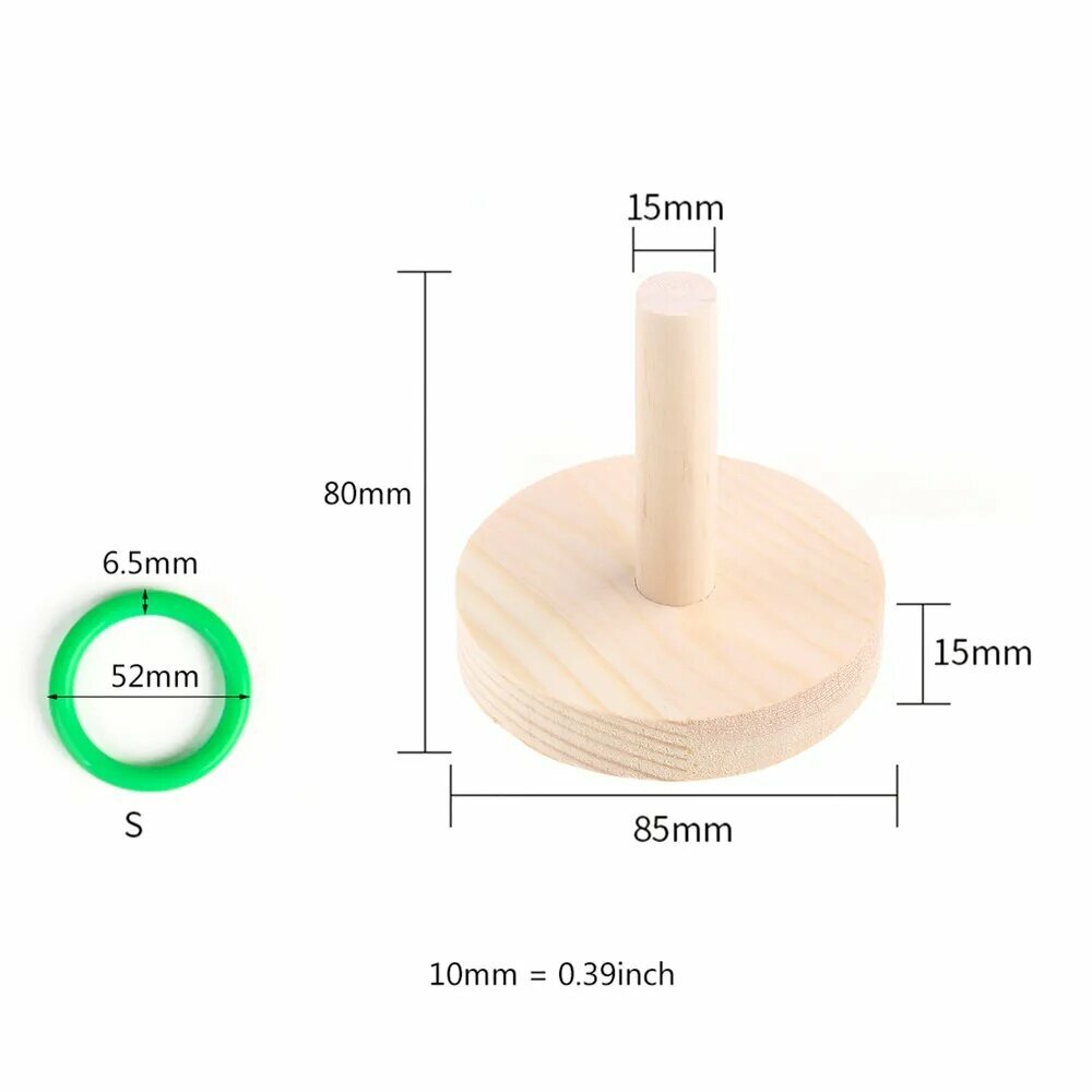 Игрушка для животных, Игрушка для птиц в виде кольца лабиринта