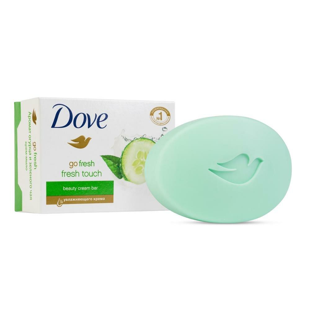 Крем-мыло Dove Cream Bar Refreshing, Прикосновение свежести 135 гр