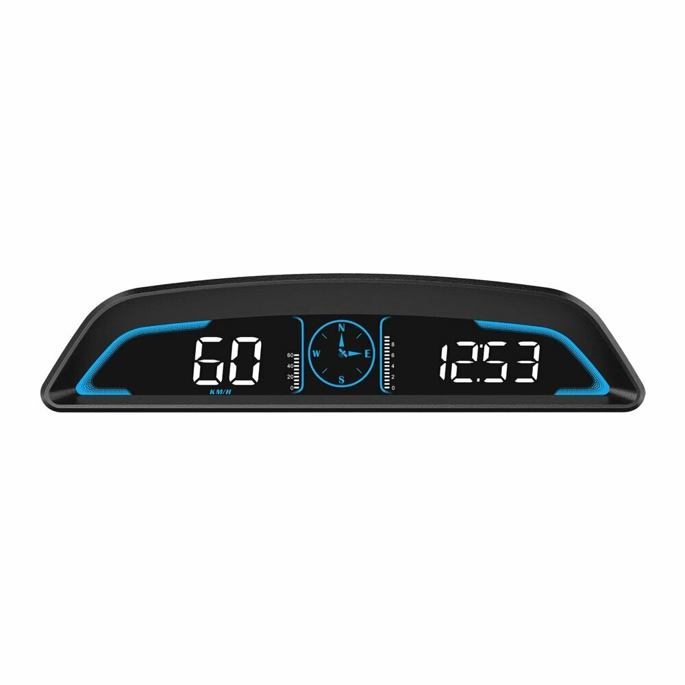 GPS/OBD HUD автоматический спидометр, проекционный дисплей на борту компьютера, цифровые часы, будильник, монитор, автомобильные аксессуары для всех автомобилей, GPS