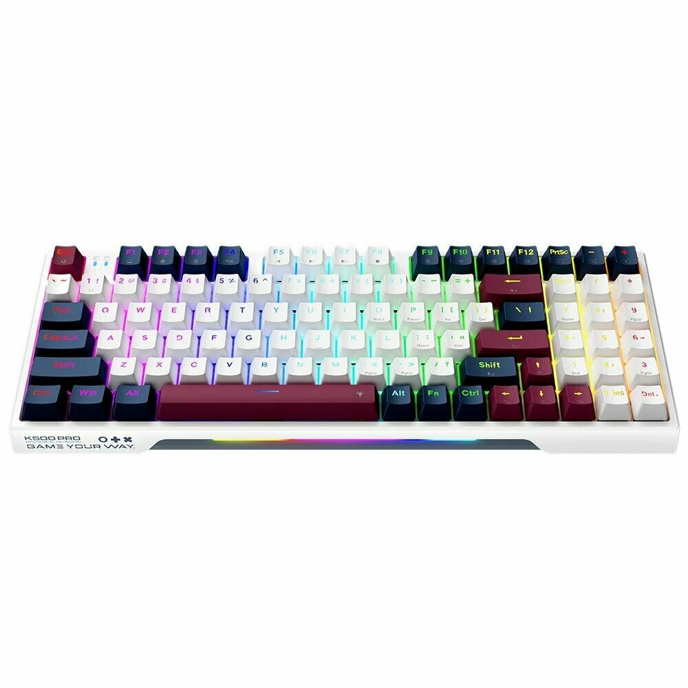 MACHENIKE K500 Pro Mechanical Keyboard Проводная Клавиатура RGB С Возможностью Горячей Замены Колпачков На Прокладке