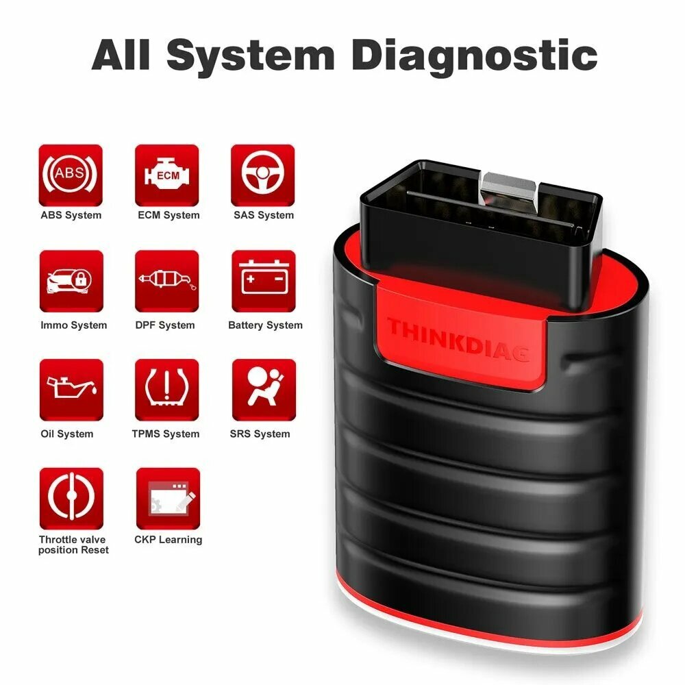 THINKCAR Thinkdiag Полная система OBD2 диагностический инструмент с лицензией всех марок Бесплатное обновление в течение одного года
