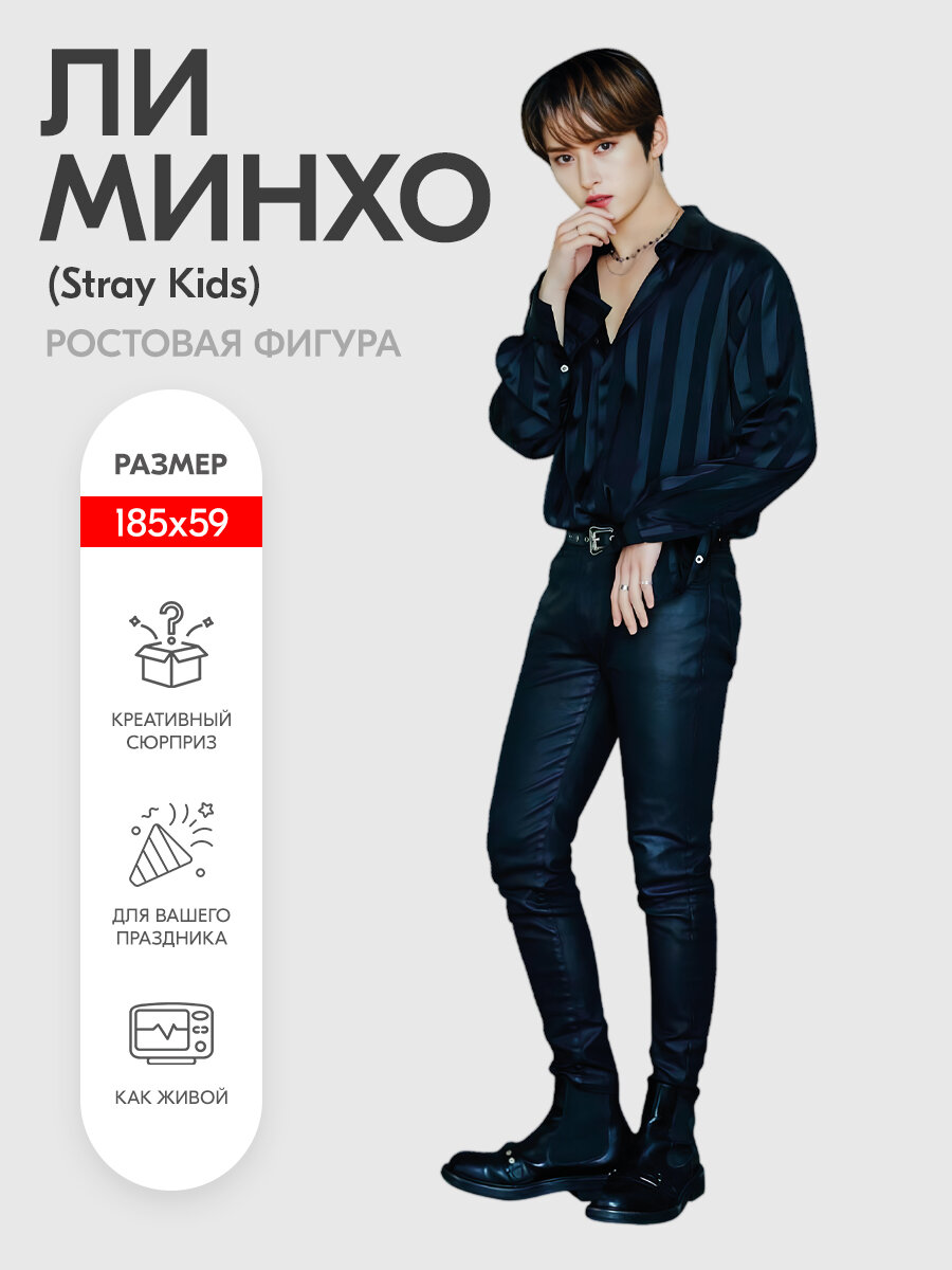 Аксессуар для фотосессий, самое это, Ли Минхо (Ли Ноу) (Stray Kids) ростовая фигура 3