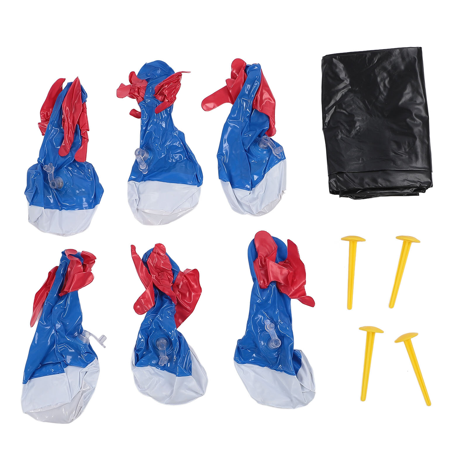 Inflatable Dart Game Children Interactive Toy Target Grass Throwing with 4 Ground Nails for