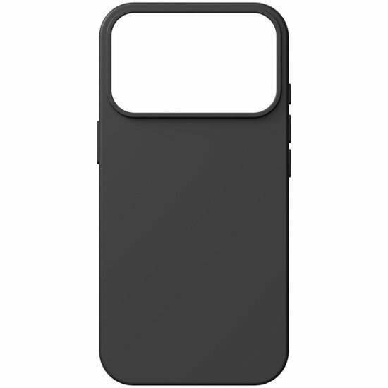 Силиконовый чехол Borasco для Apple iPhone 17 Pro Max, черный
