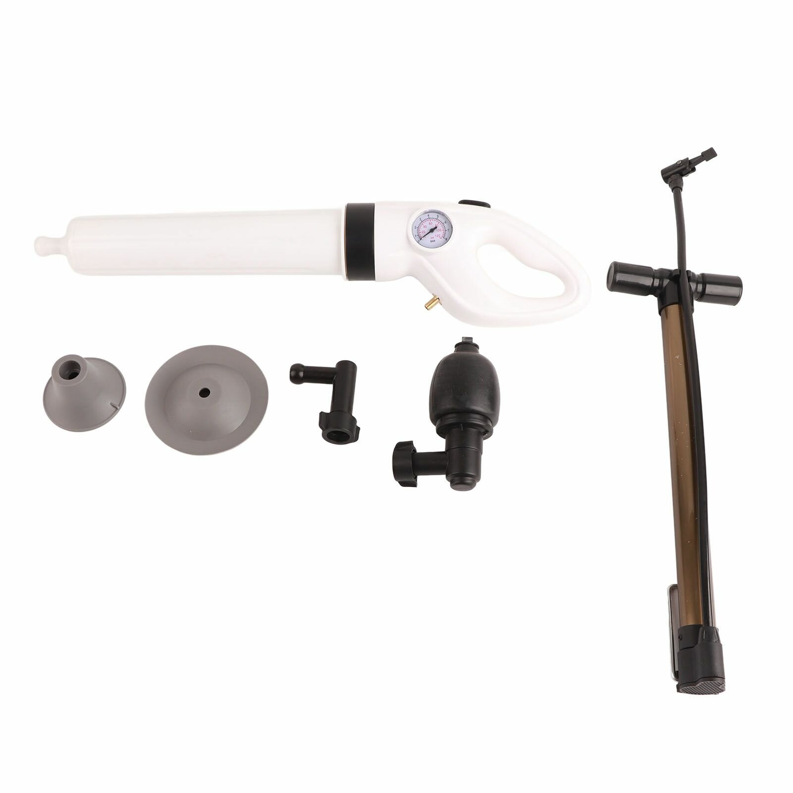 Дренажный бластер для труб Pipe Air: быстрый и эффективный, высокое давление, очиститель для унитаза, с ABS корпусом