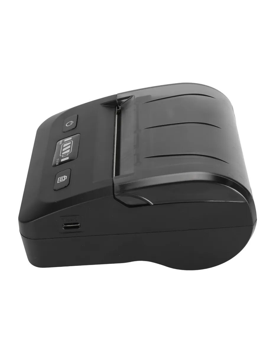 Портативный Bluetooth-принтер для чеков, многоязычный, 80