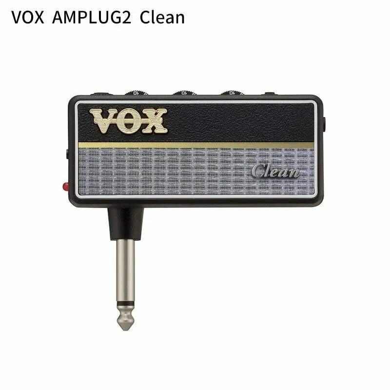 VOX AMPLUG2 Clean Портативный мини-усилитель для наушников, гитары/бас-гитары, аксессуары для гитары