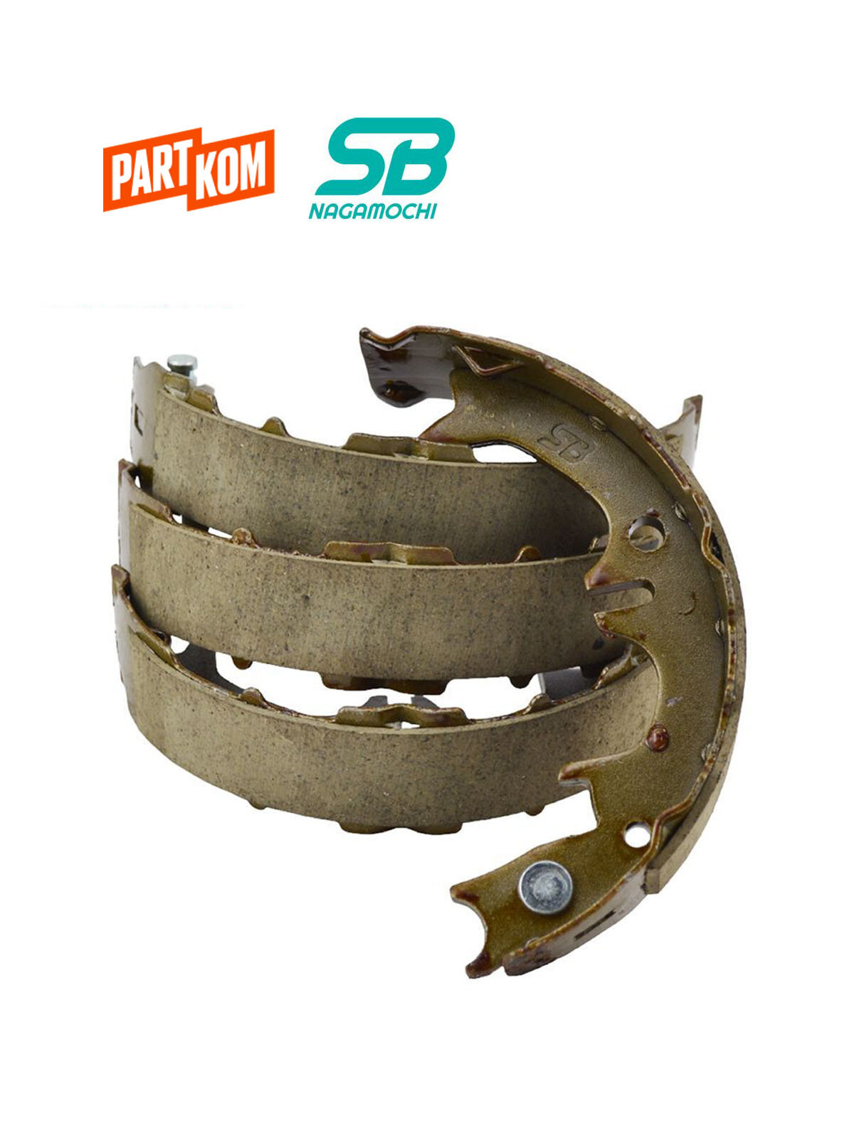 Тормозные колодки ручного тормоза SB NAGAMOCHI BS21633 для а/м Toyota Camry (XV40), Caldina (E190), Avalon (XX30), Lexus RX I