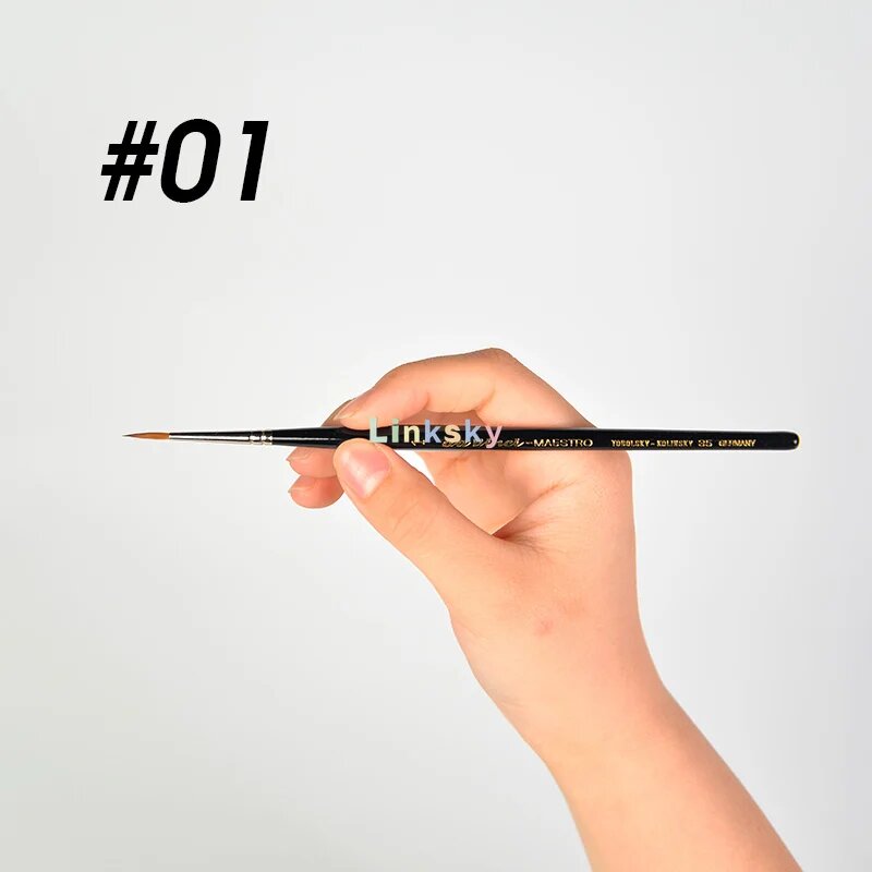 Кисть Da Vinci Watercolor Series 35 Maestro Kolinsky Red Sable 01