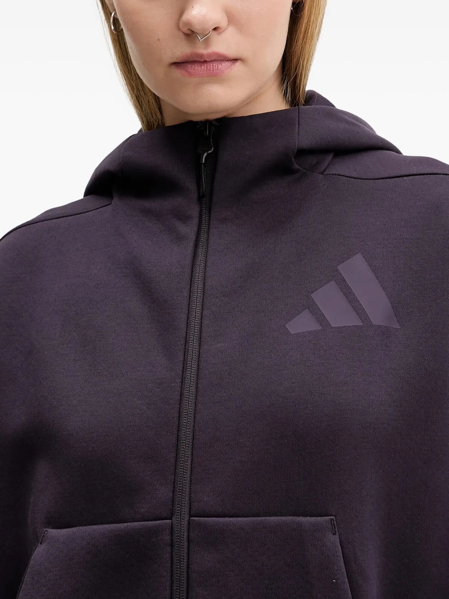 Худи adidas Z.N.E., размер XS, , purple — фото 1