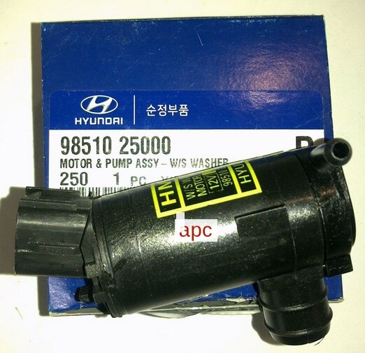 Мотор омывателя лобового стекла HYUNDAI ACCENT 00-/ACCENT TAGAZ 03- Hyundai-KIA арт. 9851025000