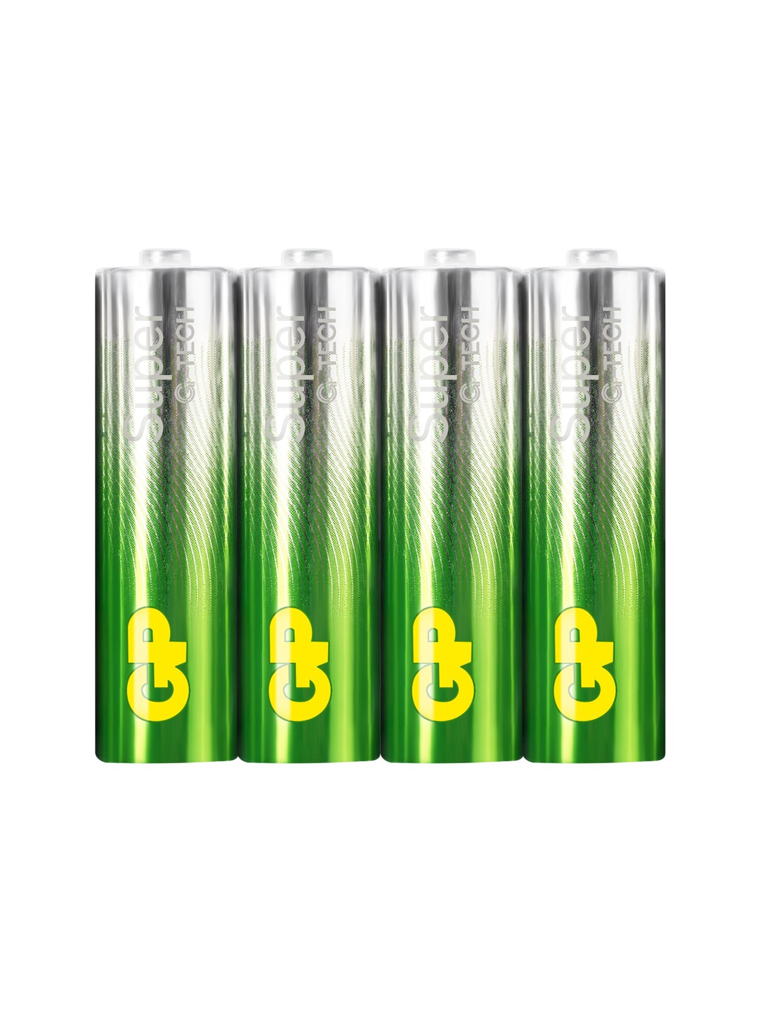Батарейка алкалиновая GP Super, AA, LR6-4S, 1.5 В, спайка, 4 шт.