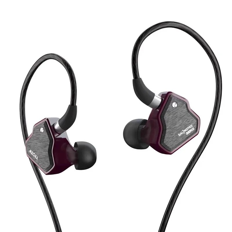 7Hz Salnotes Zero HiFi наушники-вкладыши, wine red, 3.5mm